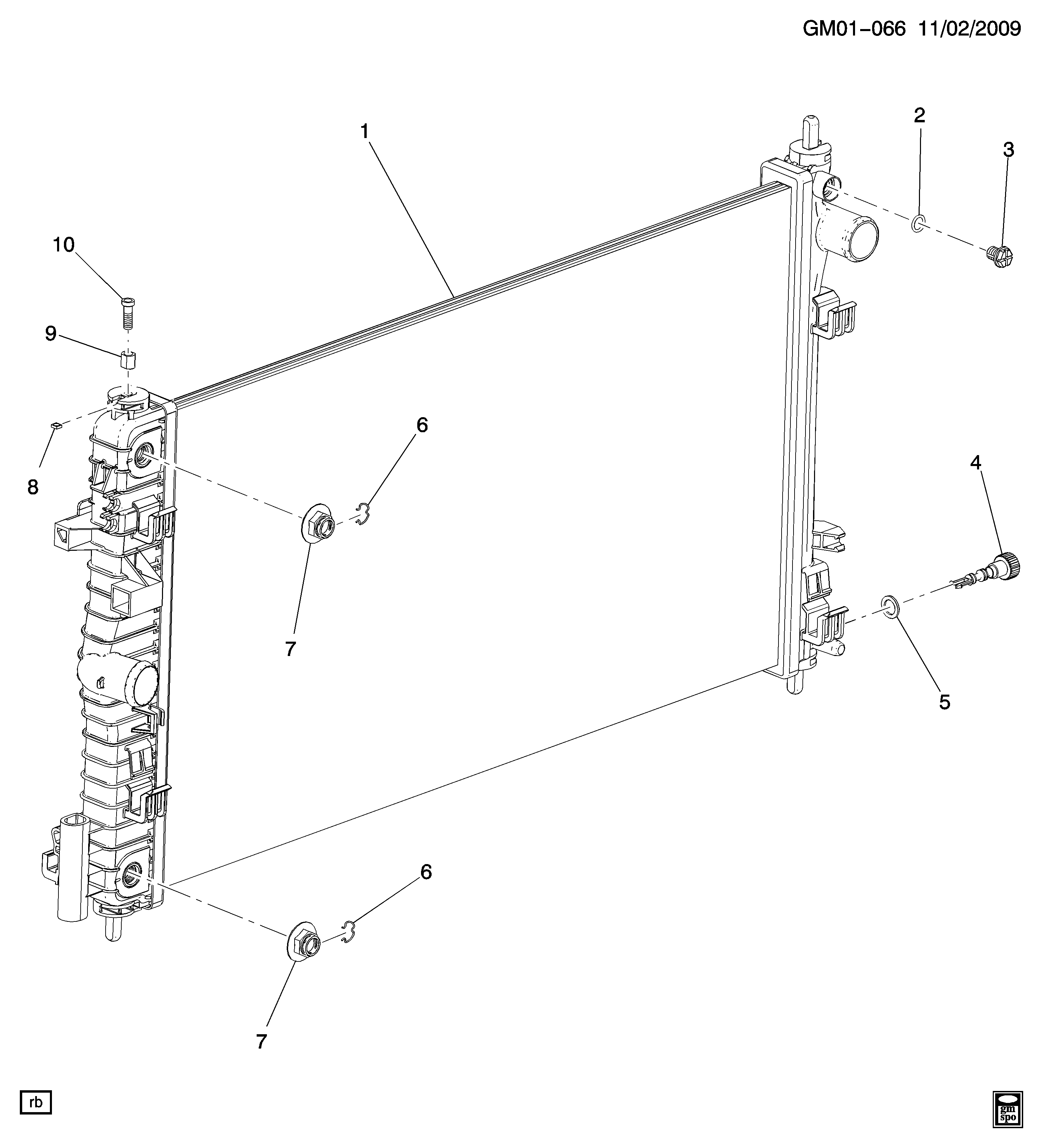 Mkena online auto parts store Toyota - 23241775 - RADIATOR ASSY