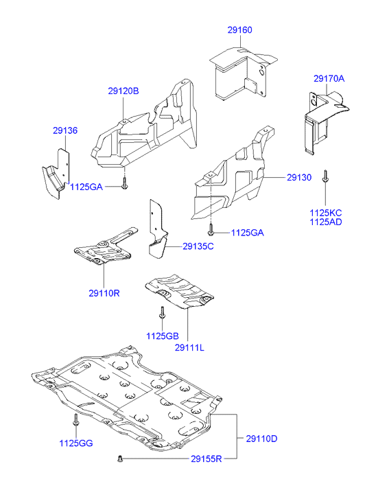 Deflector Aire Der. Elantra-(Xd)-2D - Marca: Hyundai Genuine Parts