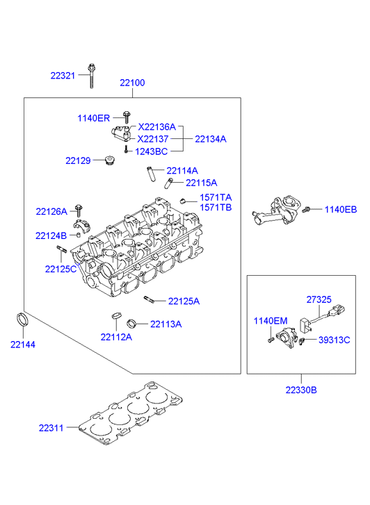 Guide-Exhaust Varios-Va - Marca: Hyundai Genuine Parts