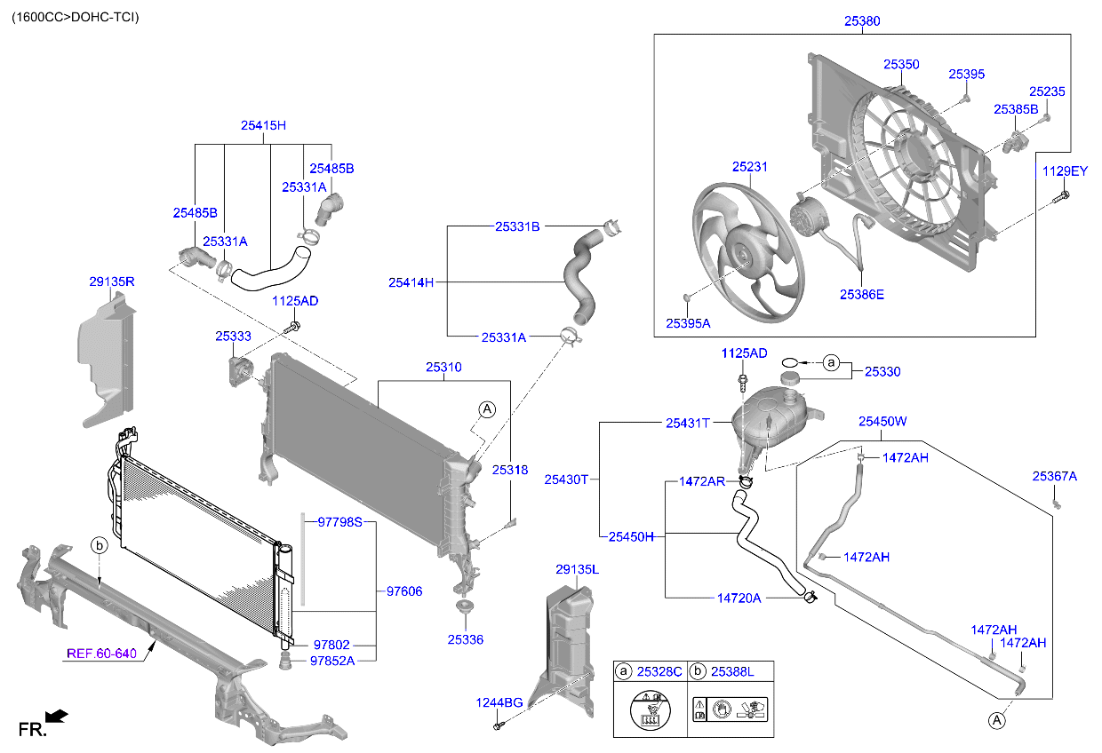 Mkena online auto parts store Kia - 25336-F2000 - INSULATOR-RADIATOR ...