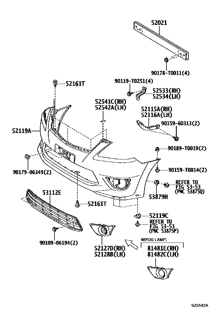 Mkena online auto parts store Toyota - 53112-12230 - GRILLE, RADIATOR,