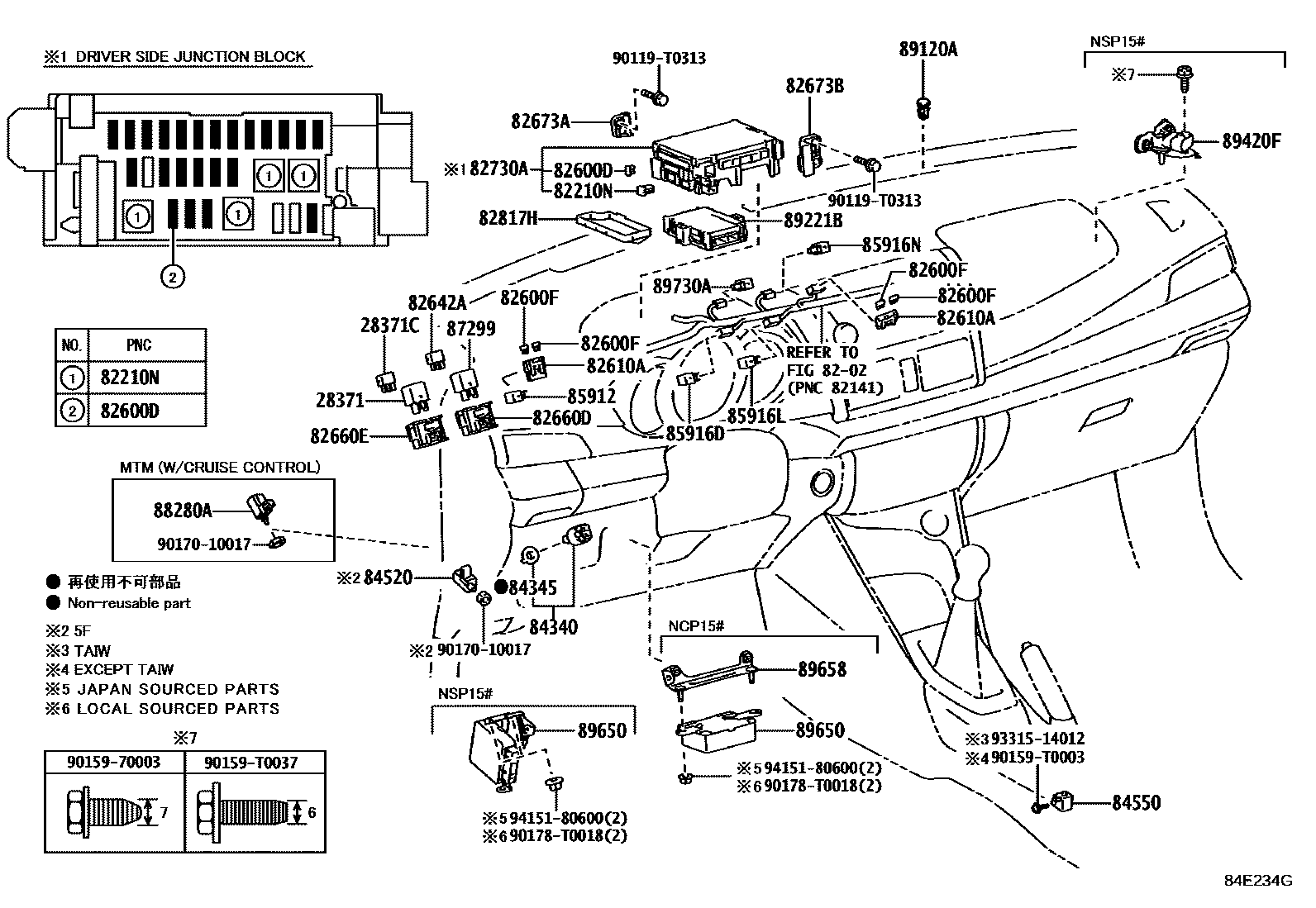 Mkena online auto parts store Toyota - 84340-09041 - SWITCH ASSY, STOP